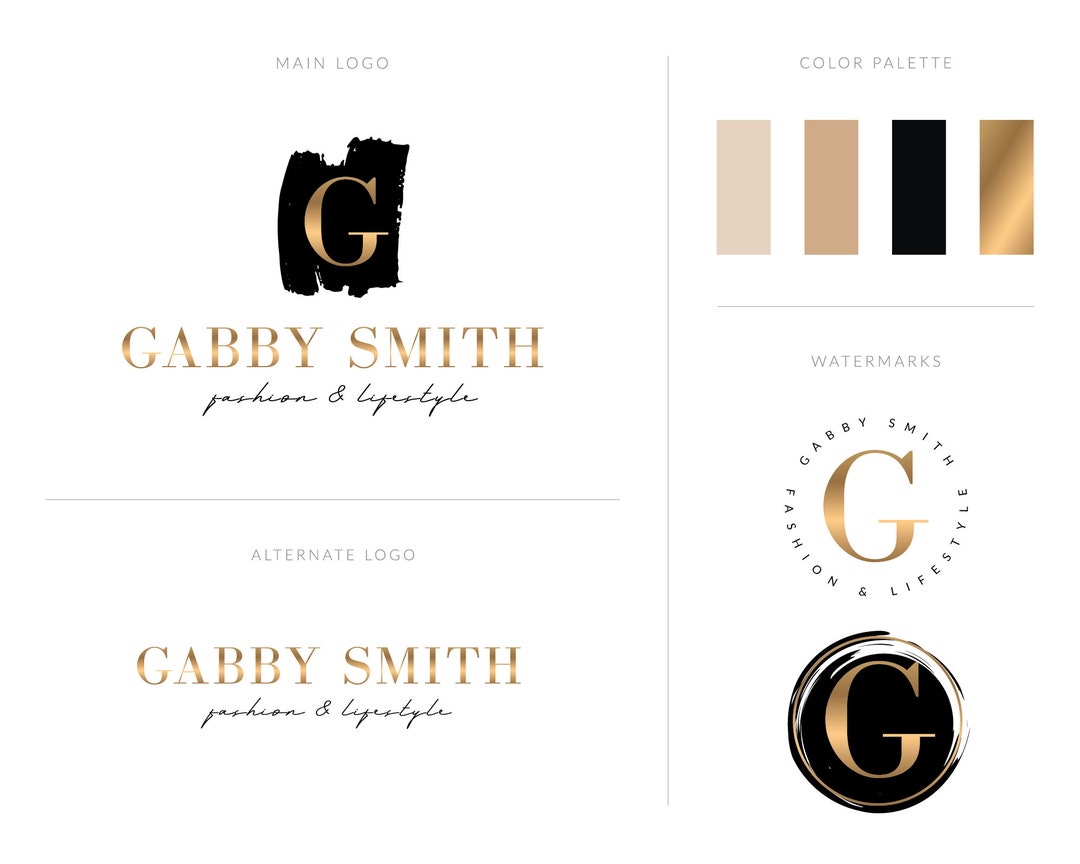 Serif Logo With Sophisticated Type and Soft Pastel Touch – Refined ...