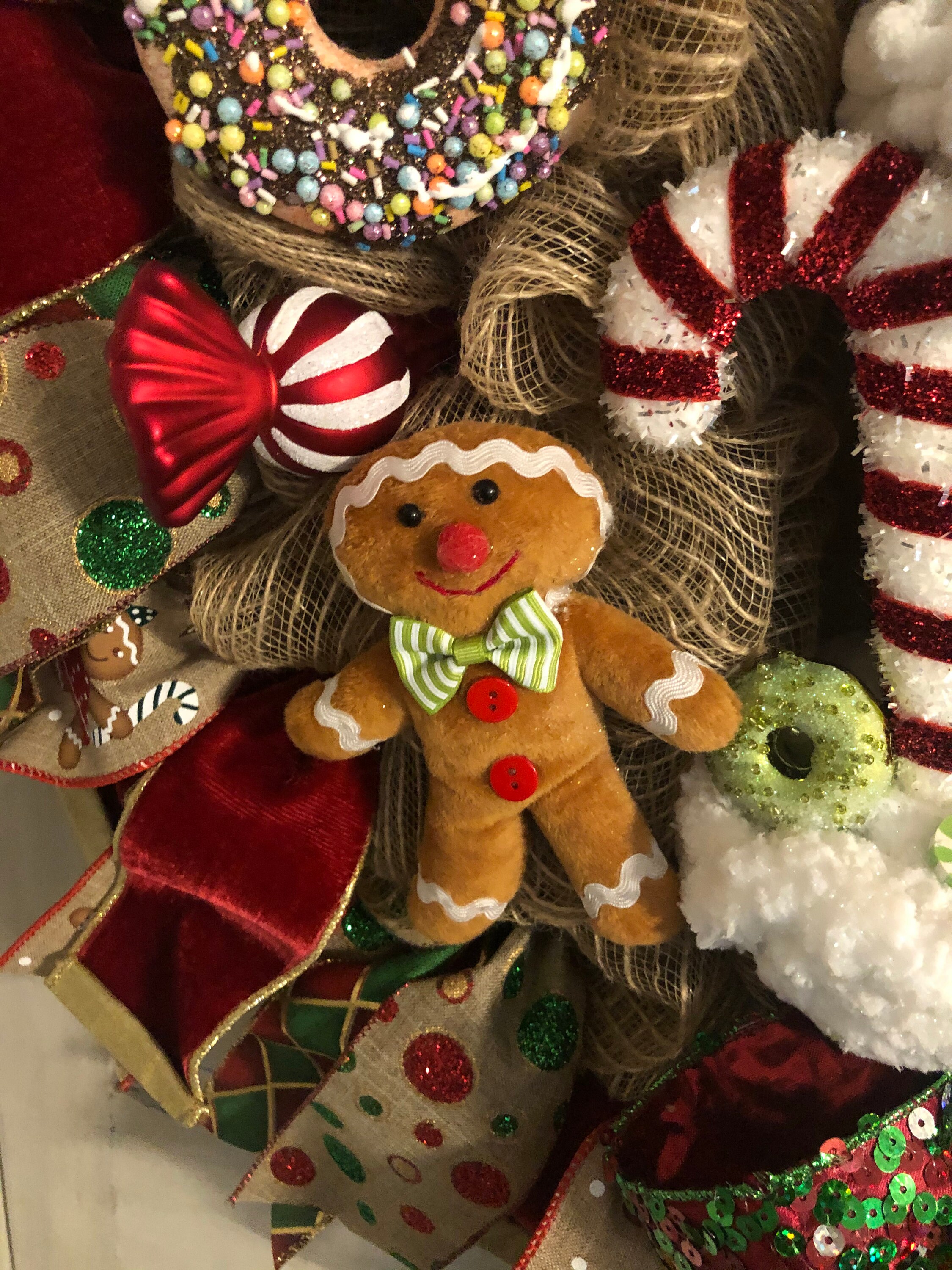 Gingerbread House wreath Love is Homemade Christmas wreath | Etsy