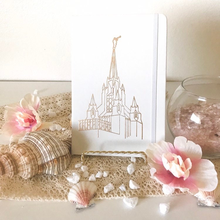 San Diego, CA LDS Temple Journal, Lds Baptism Gift, LDS Study Journal ...
