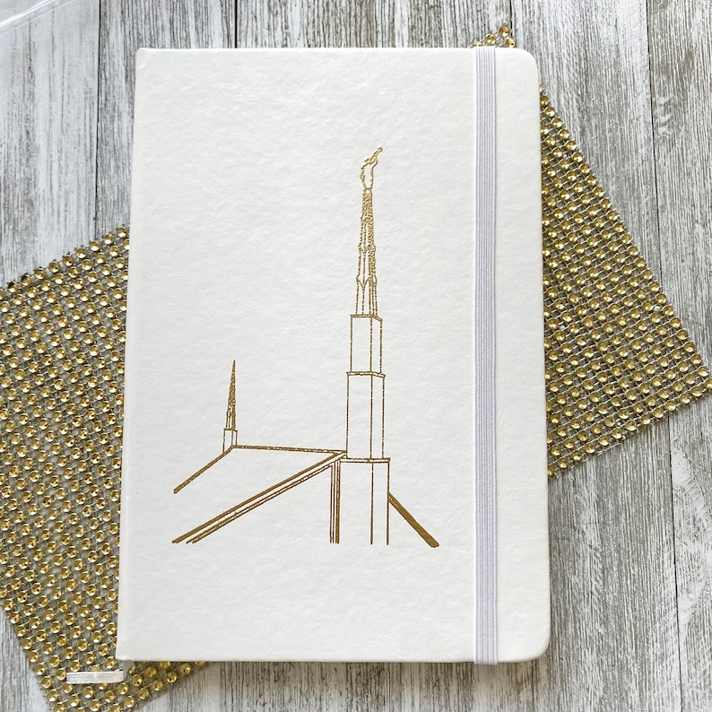 Dallas TX Temple Journal, Lds Baptism Gift, Young Women Journal, Lds ...