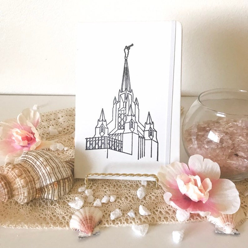 San Diego, CA LDS Temple Journal, Lds Baptism Gift, LDS Study Journal ...