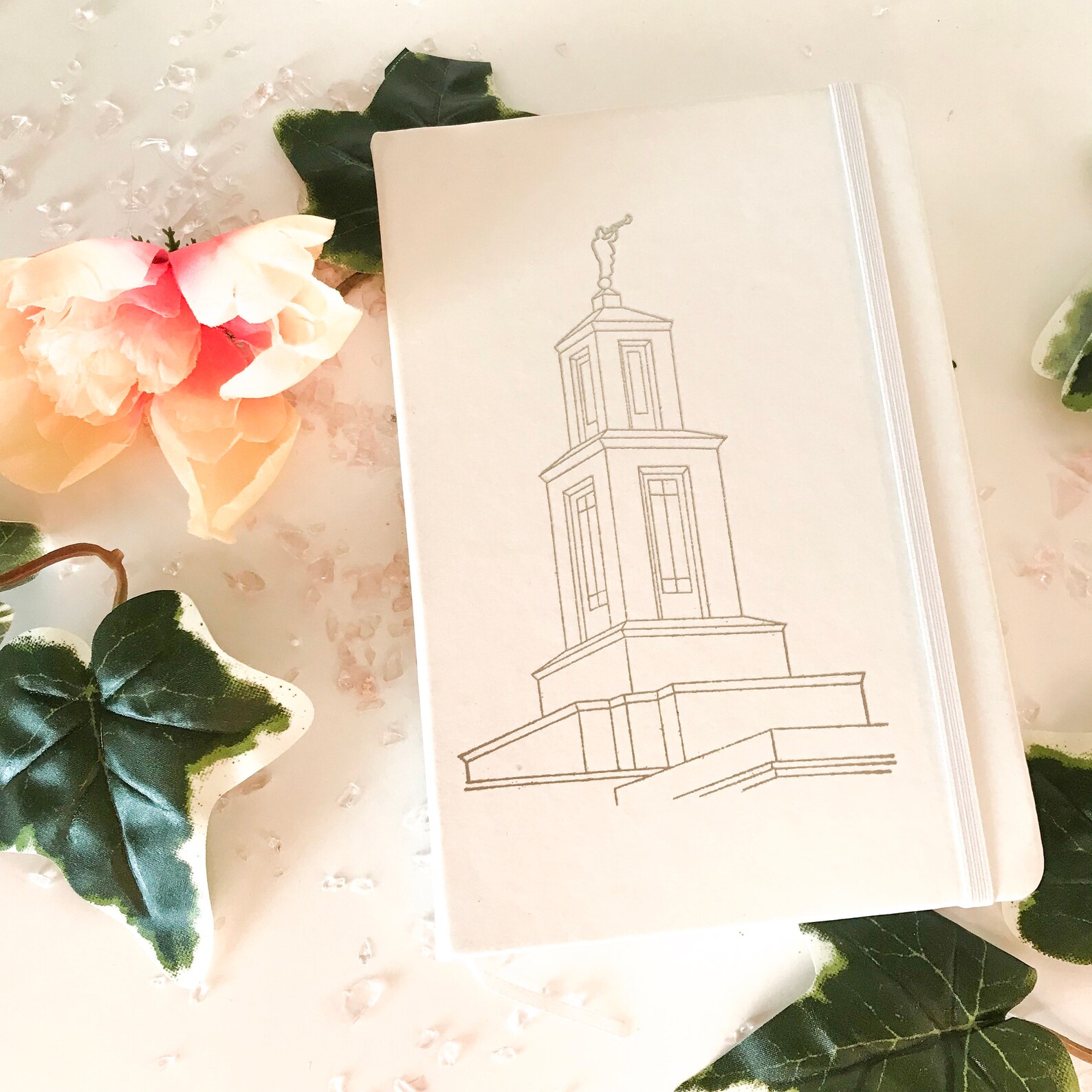 Memphis TN Temple Journal, Lds Baptism Gift, Young Women Journal, Lds ...