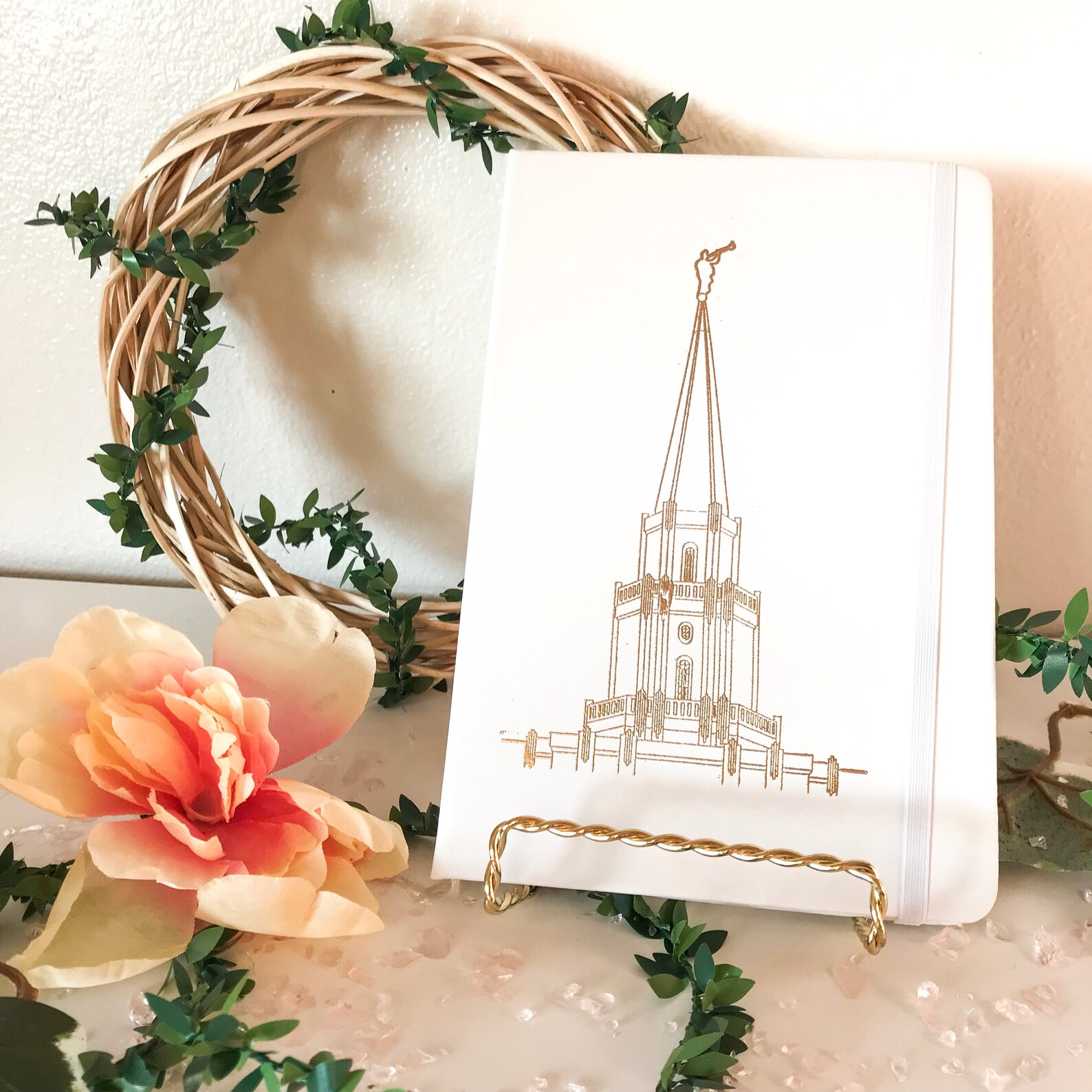 Houston TX Temple Journal, Lds Baptism Gift, Young Women Journal, Lds ...