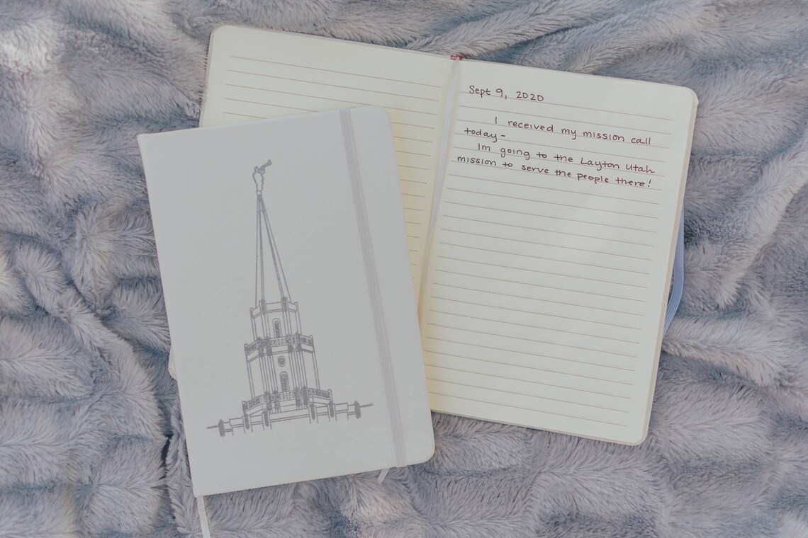 Dallas TX Temple Journal, Lds Baptism Gift, Young Women Journal, Lds ...