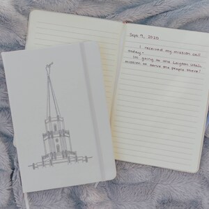 San Diego, CA LDS Temple Journal, Lds Baptism Gift, LDS Study Journal ...