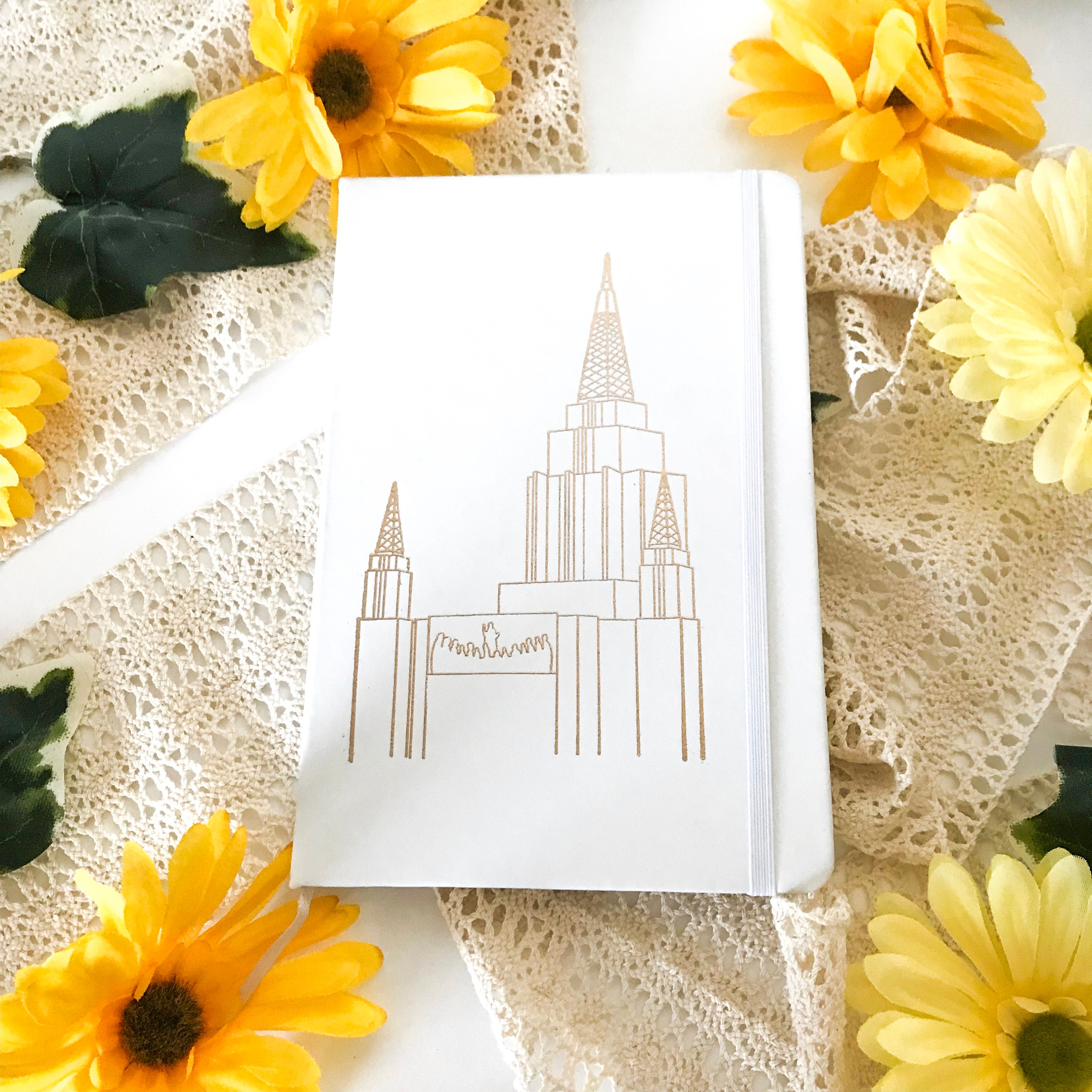 Oakland CA Temple Journal, Mission Journal, Lds Baptism Gift, Scripture ...