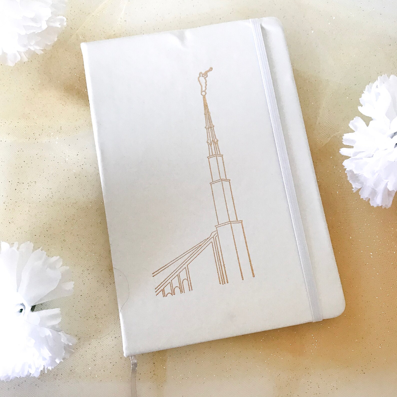 Chicago IL Temple Journal Lds Baptism Gift Young Women - Etsy