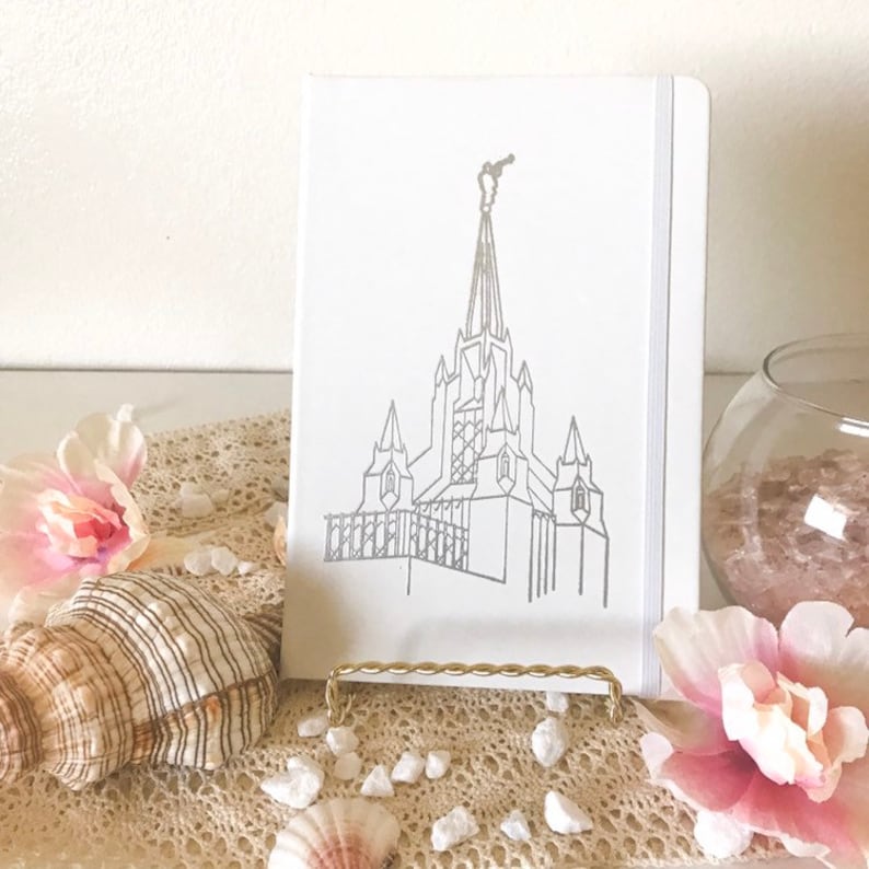 San Diego, CA LDS Temple Journal, Lds Baptism Gift, LDS Study Journal ...