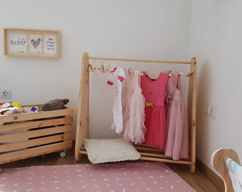 Kids clothes rack | Etsy