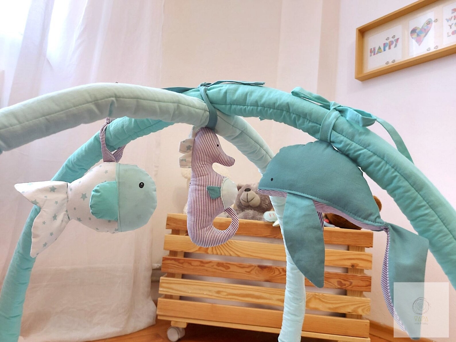 Baby Play Gym Hanging Toys Set Activity Baby Gym Boho - Etsy