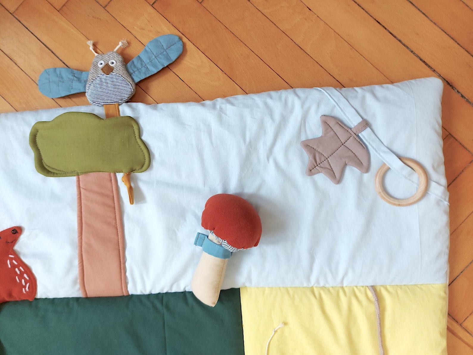 Baby Soft Sensory Blanket ,baby Activity Toy for Fine Motor Skills ...