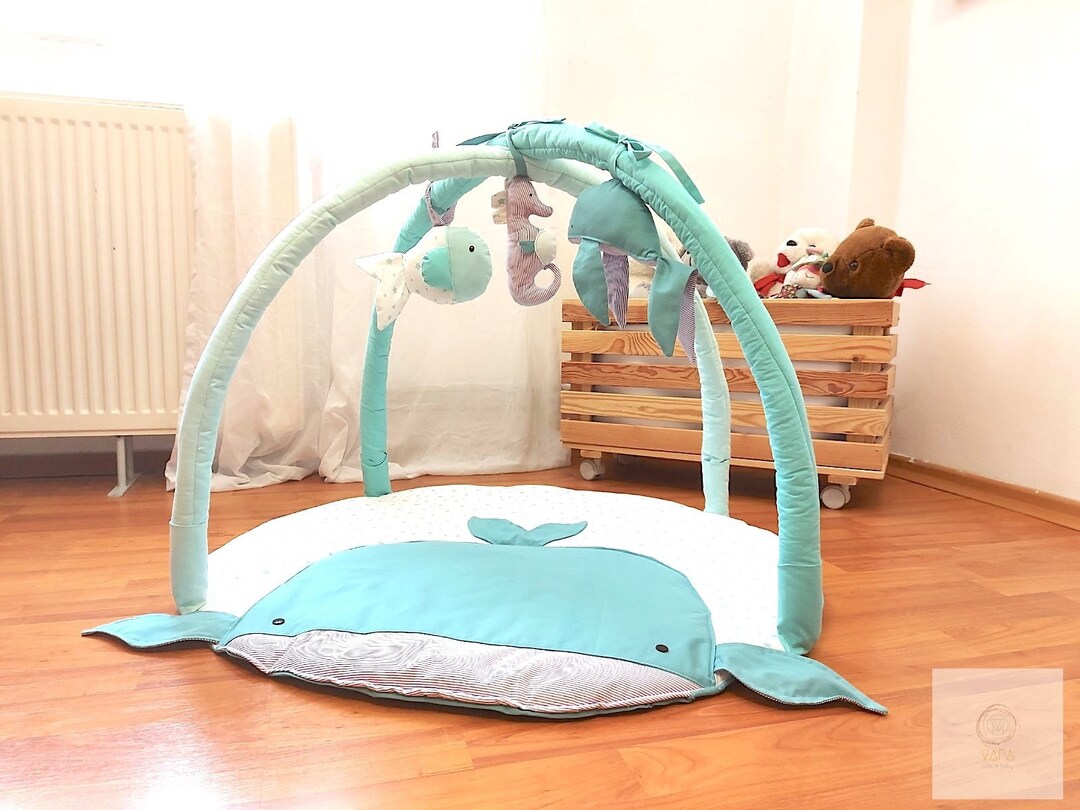 Baby Play Gym, Hanging Toys Set, Activity Baby Gym, Boho Nursery Decor ...