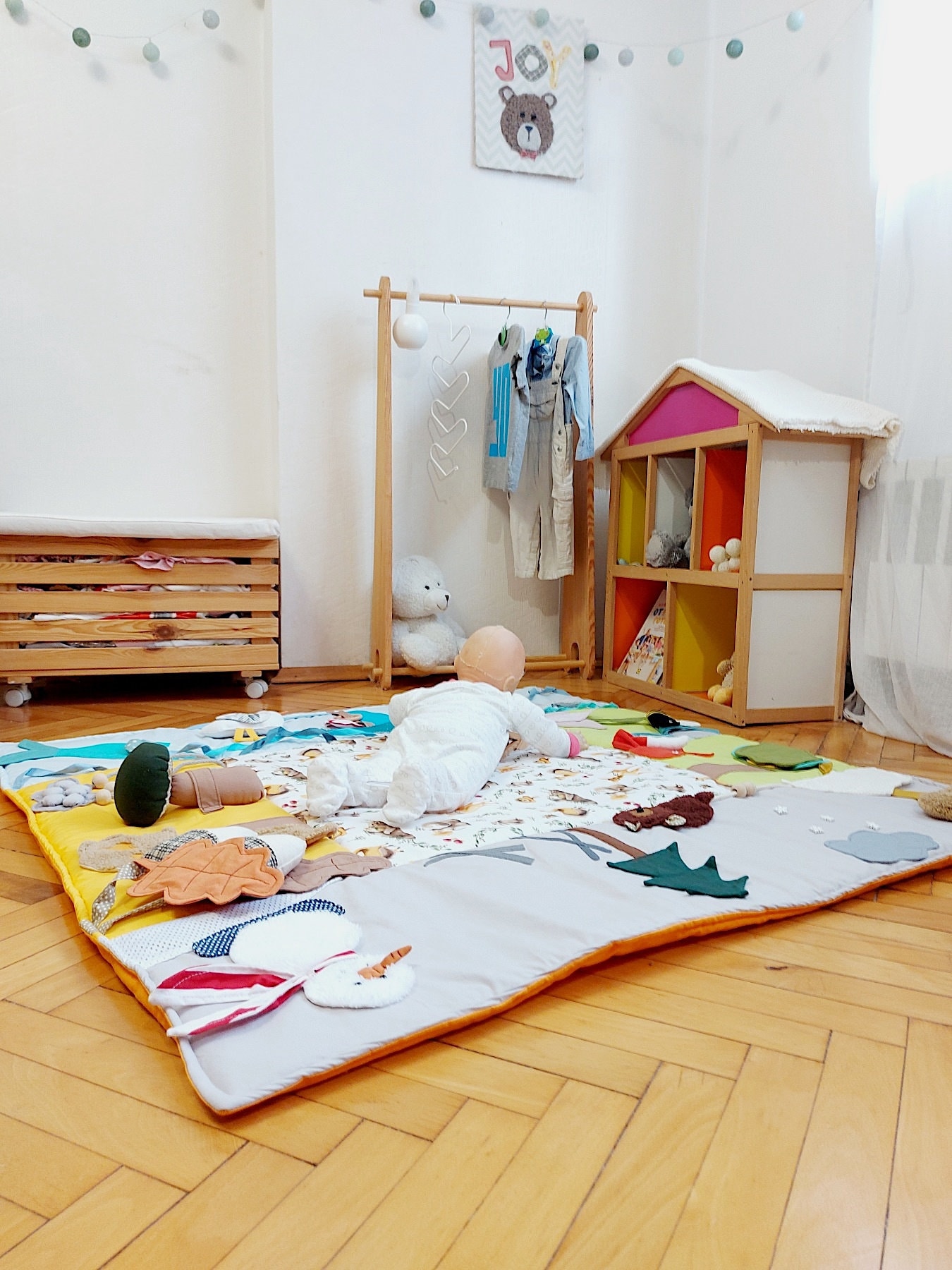 Baby Soft Sensory Blanket ,baby Activity Toy for Fine Motor Skills ...