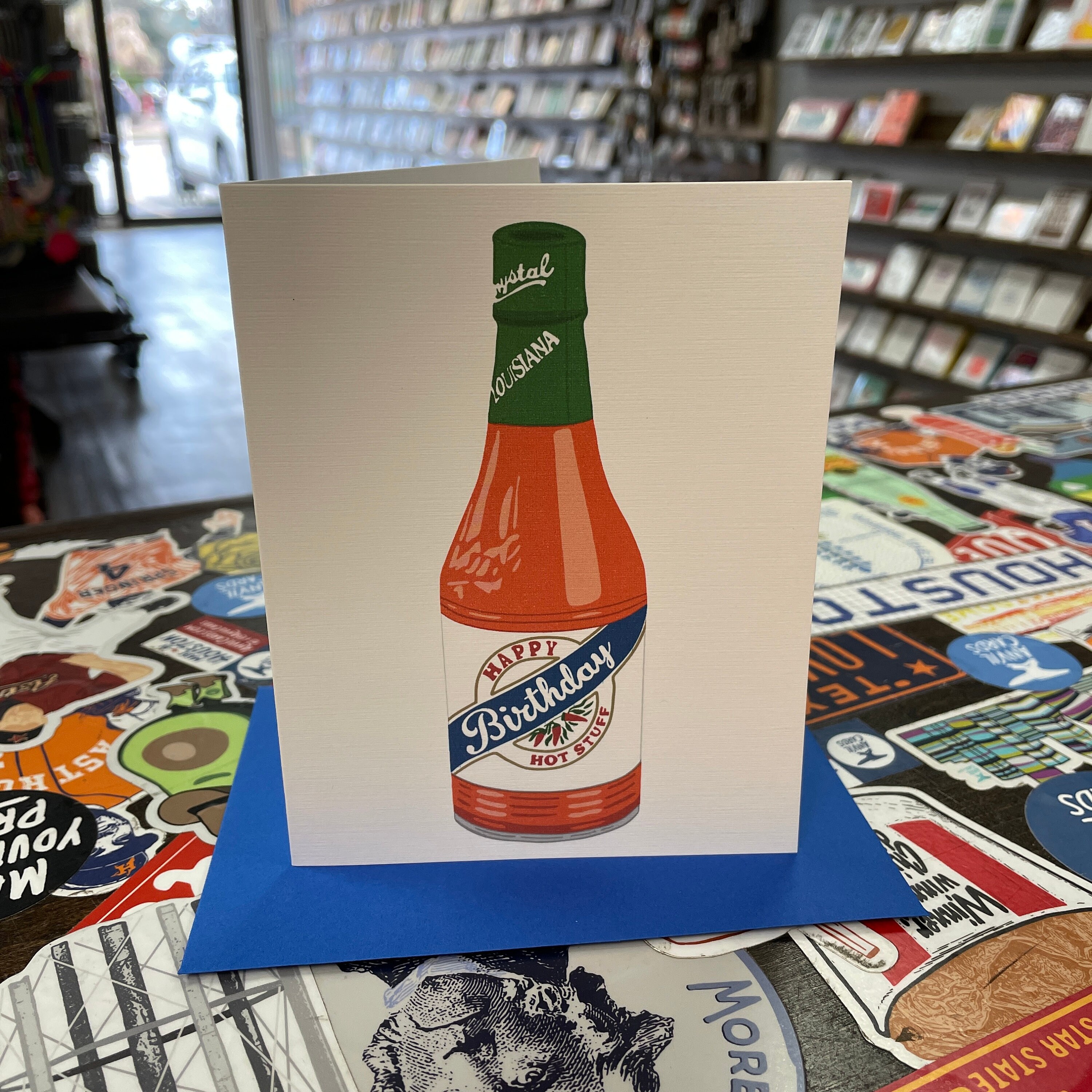 Crystal Happy Birthday Hot Stuff Card - Etsy