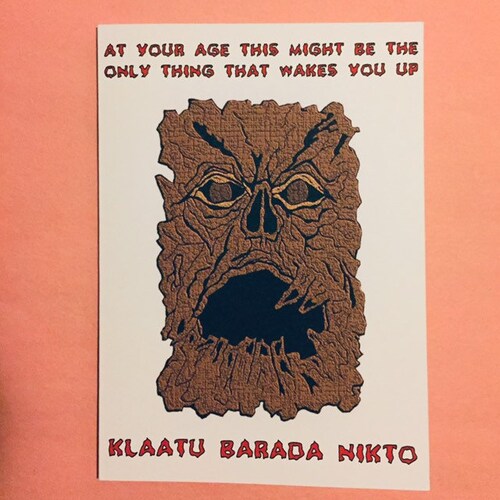 The Evil Dead Necronomicon the Book of the Dead Klaatu - Etsy