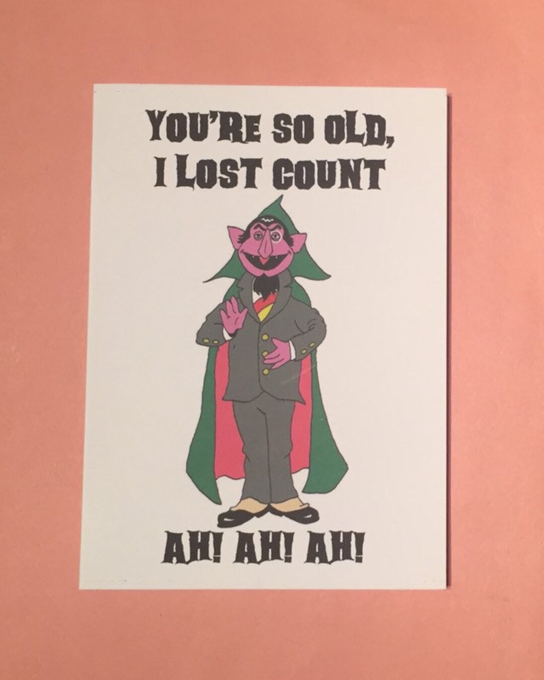 The Count Vampire - Funny Geeky Sesame Street Children's TV Show ...