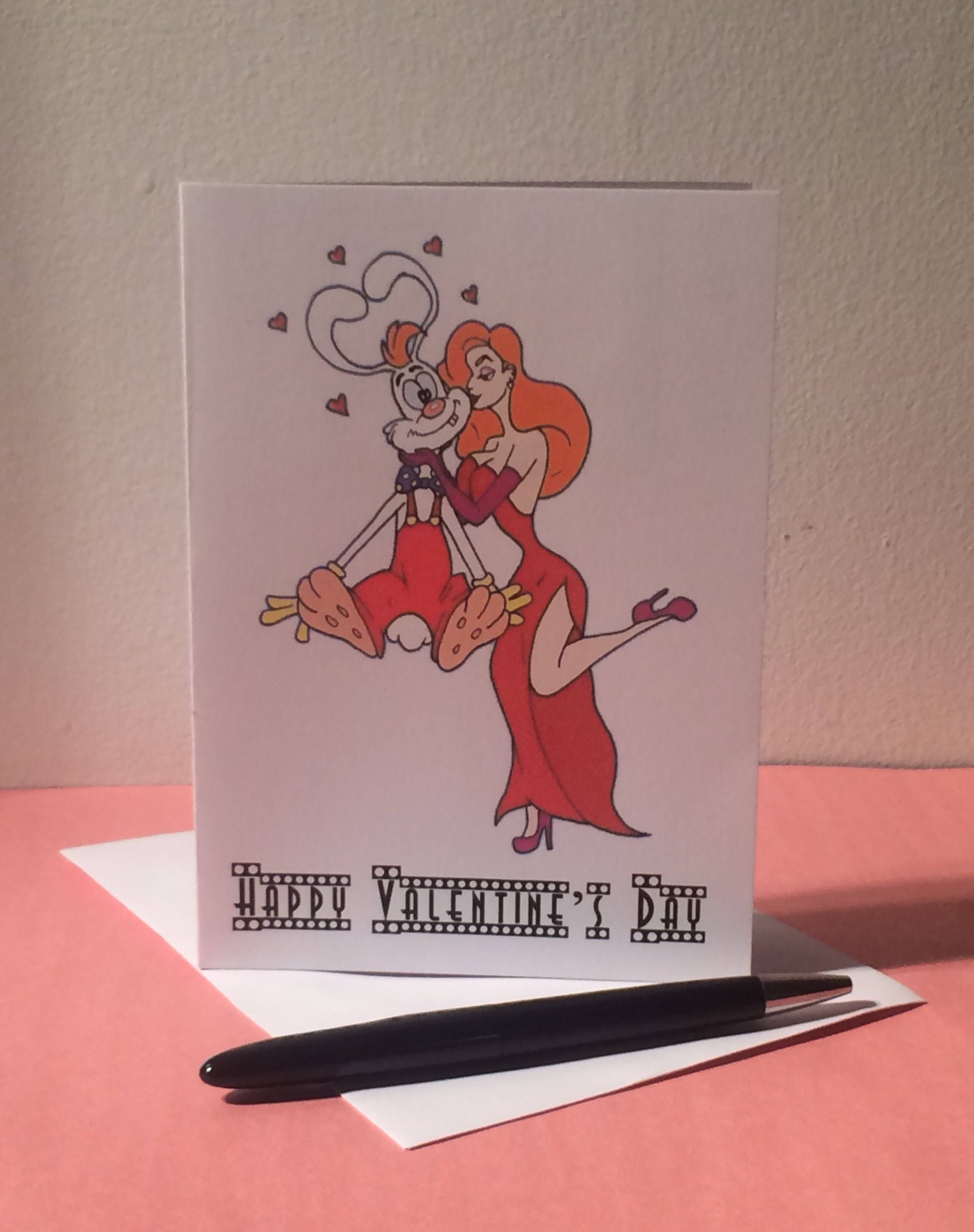 Who Framed Roger Rabbit Greetings Card 80's Film | Etsy