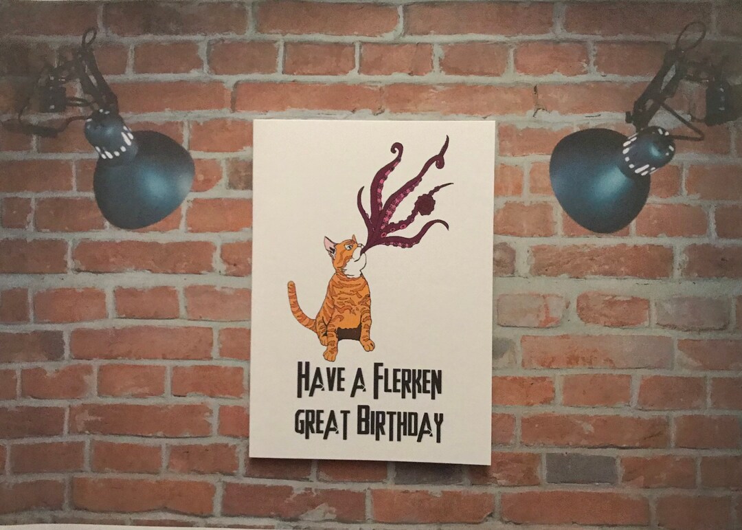 Flerken Goose Captain Marvel Funny Film Reference - Birthday 5x7 Inch ...