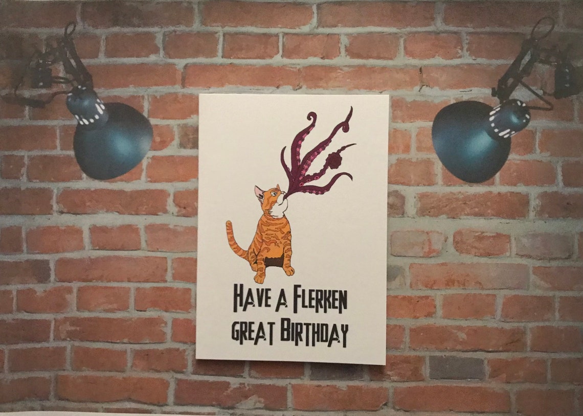 Flerken Goose Captain Marvel Funny Film Reference Birthday - Etsy UK