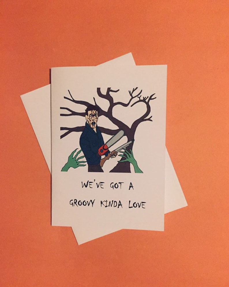 Ash Vs the Evil Dead Groovy Greetings Card Birthday - Etsy