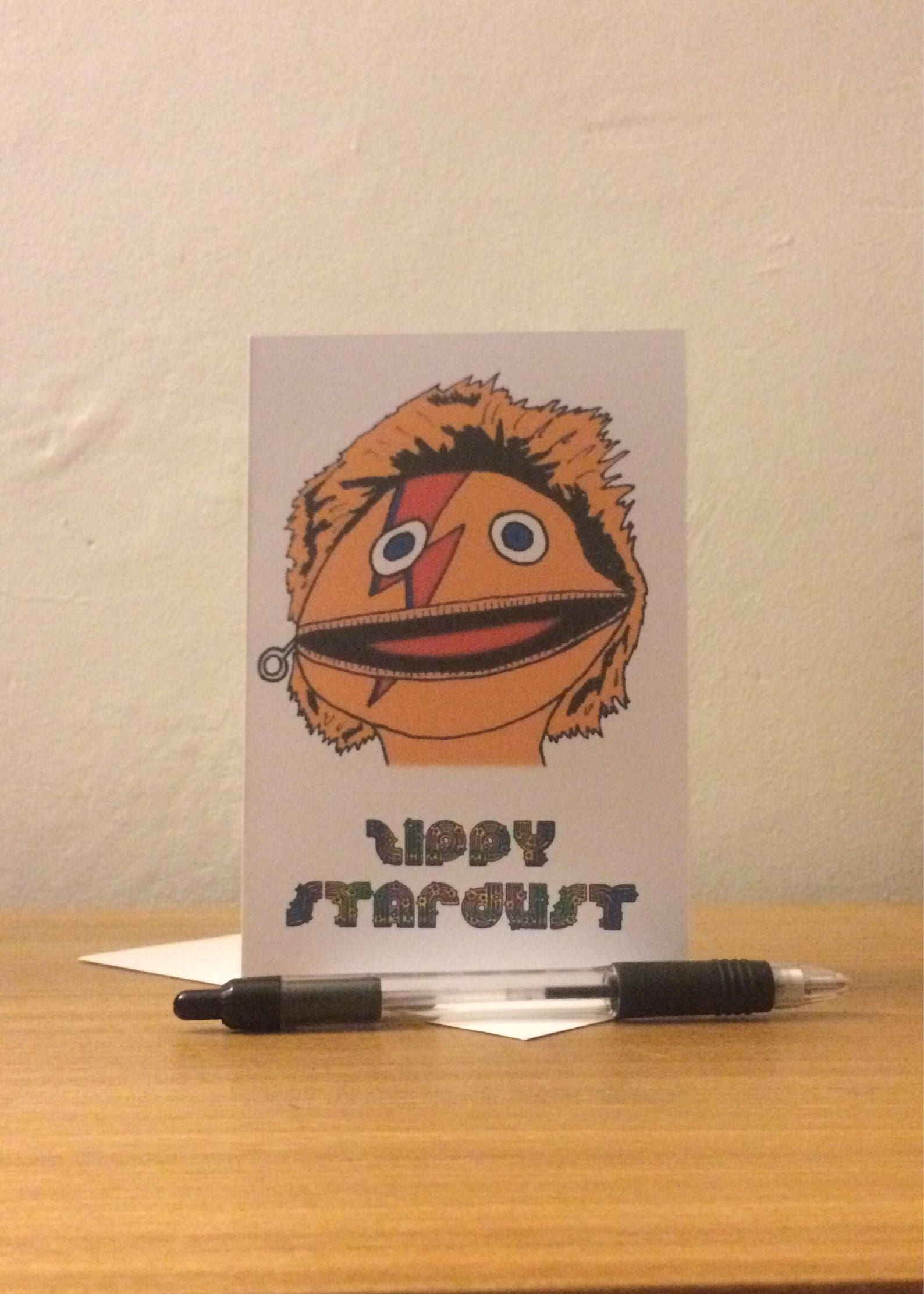 Zippy Stardust, Ziggy Stardust Birthday, Rainbow Greetings Card - Funny ...