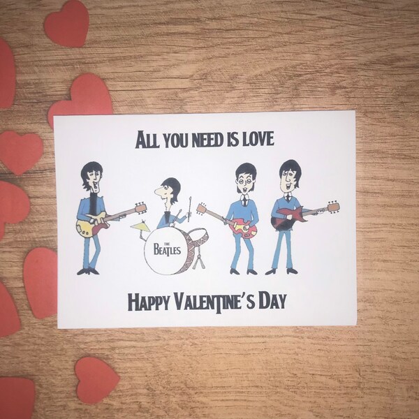 Beatles Cards - Etsy