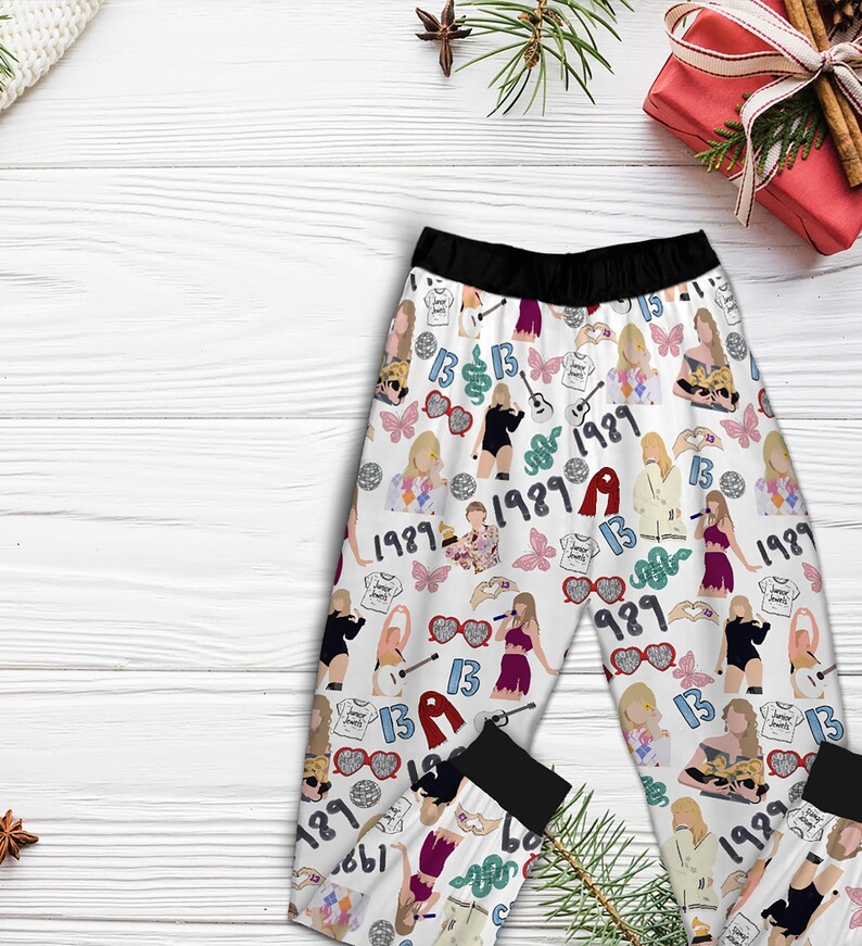 1989 Taylor's Version Christmas Pajamas Swift-mas Holiday - Etsy
