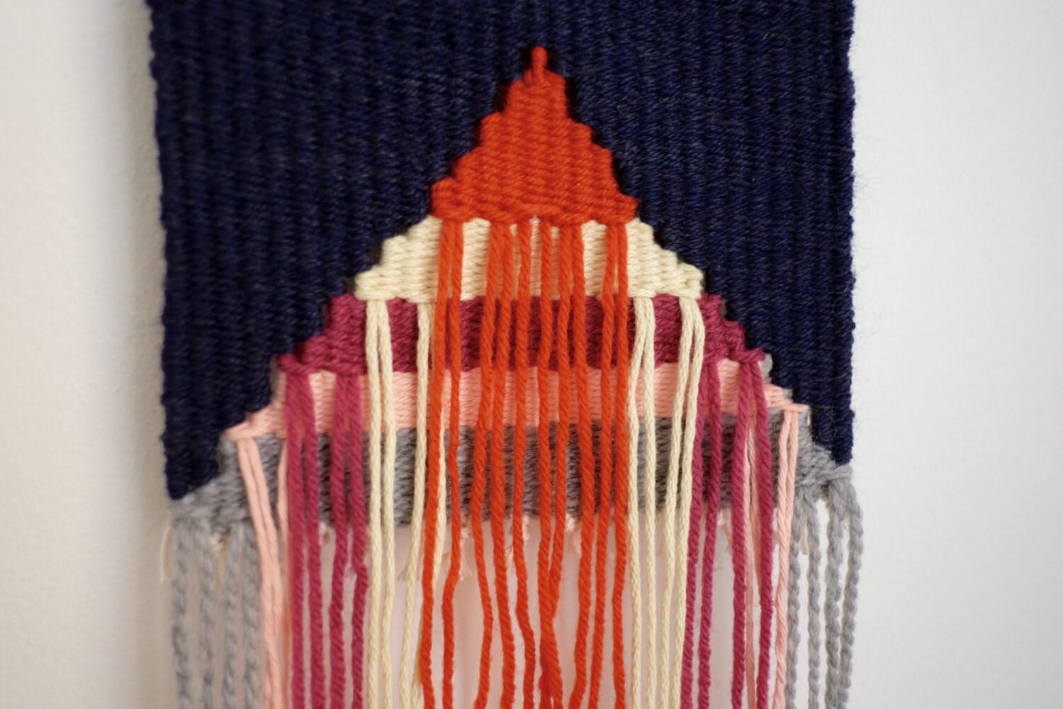 Modern Weaving, Geometric Wall Art, Pyramid Weaving, Modern Nursery ...