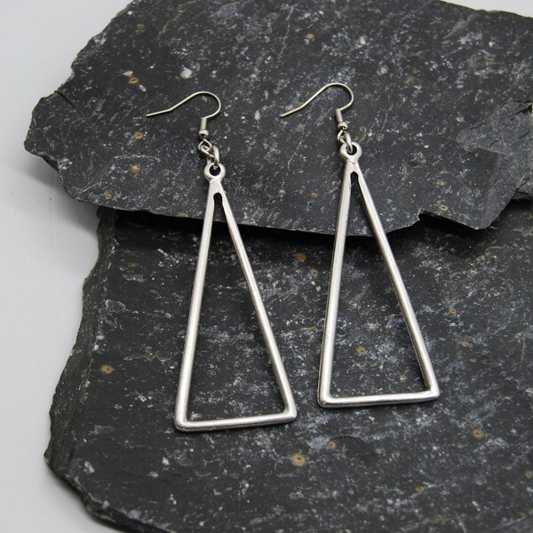Triangle Earrings - Etsy