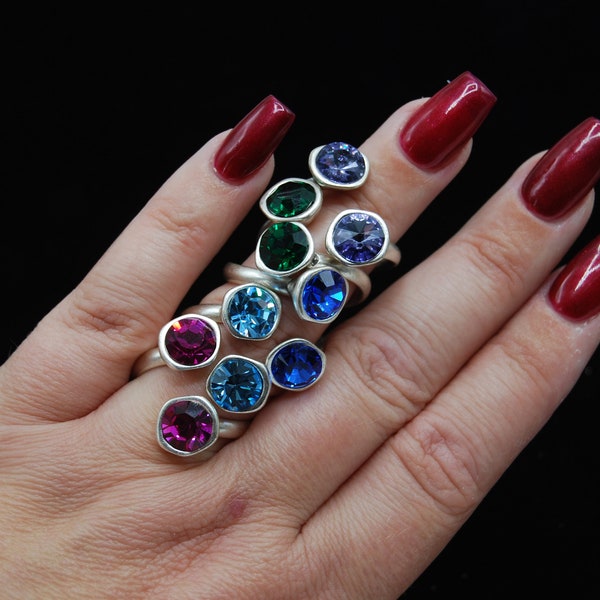 Swarovski Ring - Etsy