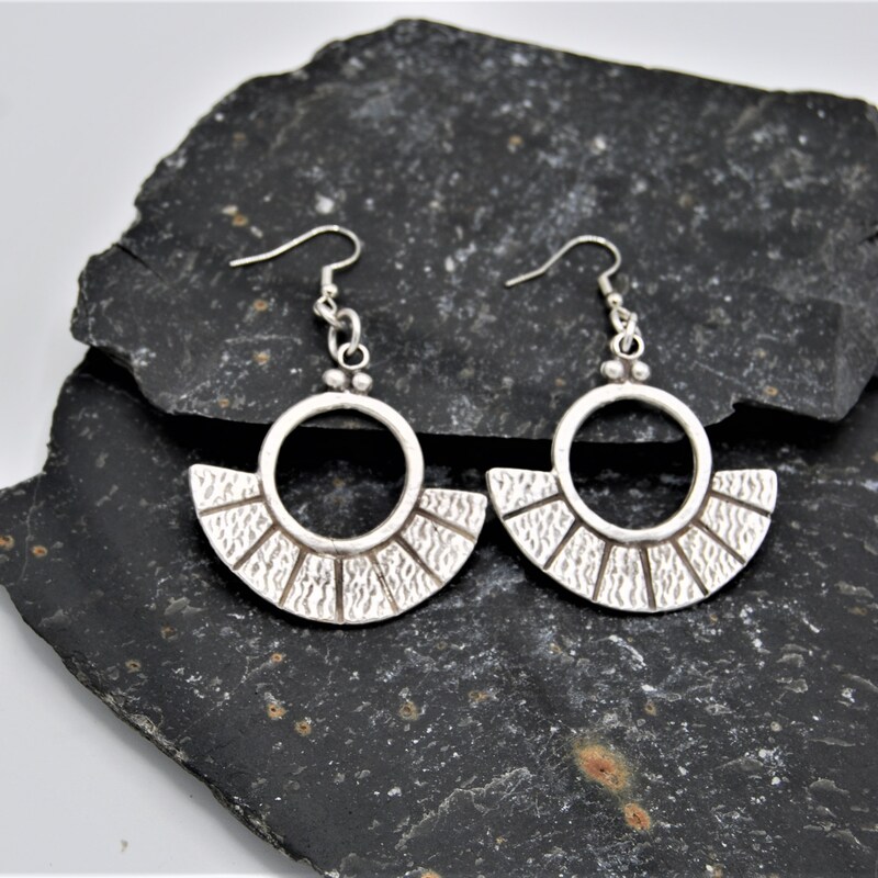Fan Earrings - Etsy