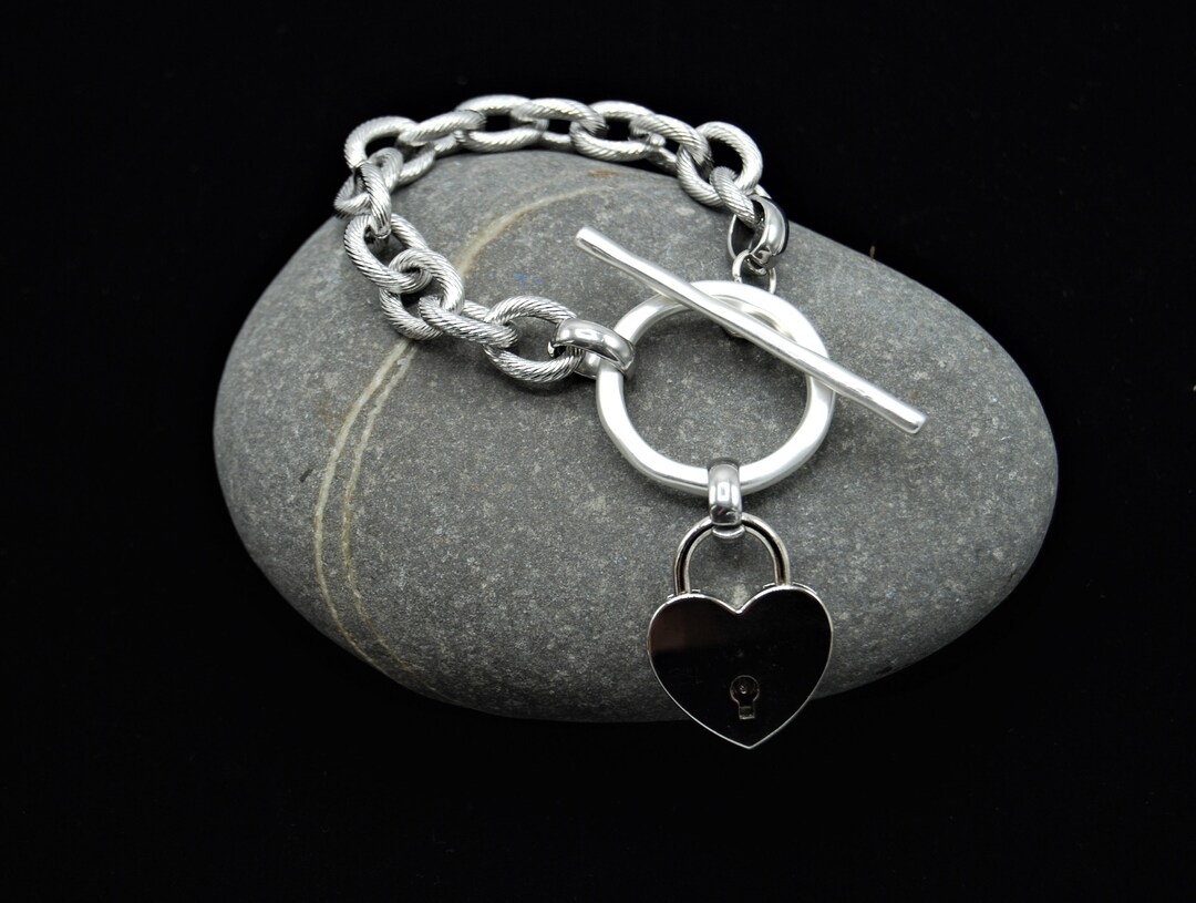 Stainless Steel Bracelet, Toggle Clasp Bracelet, Gift for Her ...