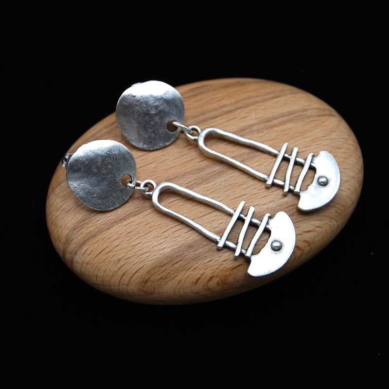 Abstract Earrings - Etsy