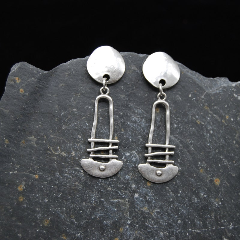 Abstract Earrings - Etsy