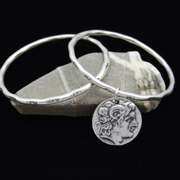 Coin Bangle - Etsy