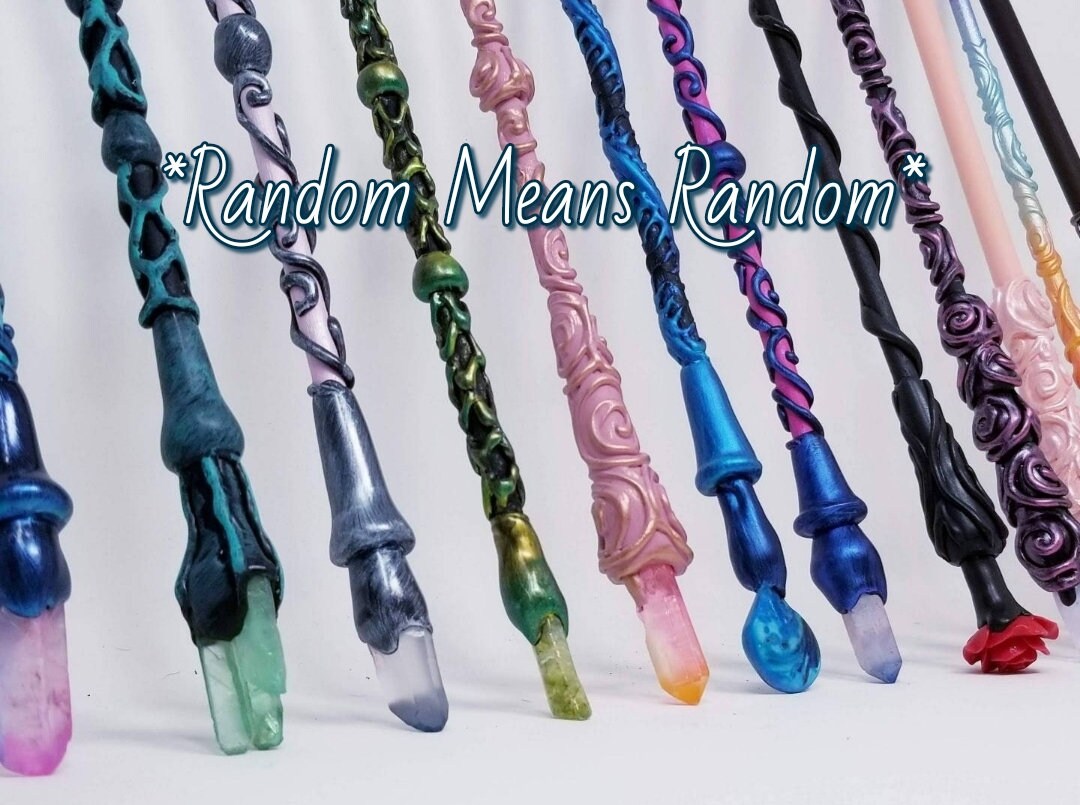 TOTALLY RANDOM SURPRISE Wand - No Requests - Witch Gift - Magic Wands ...