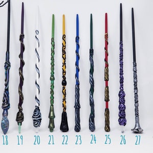 Witch Fairy Wands Wand Crystal Black and Pastel Magic Wand - Etsy