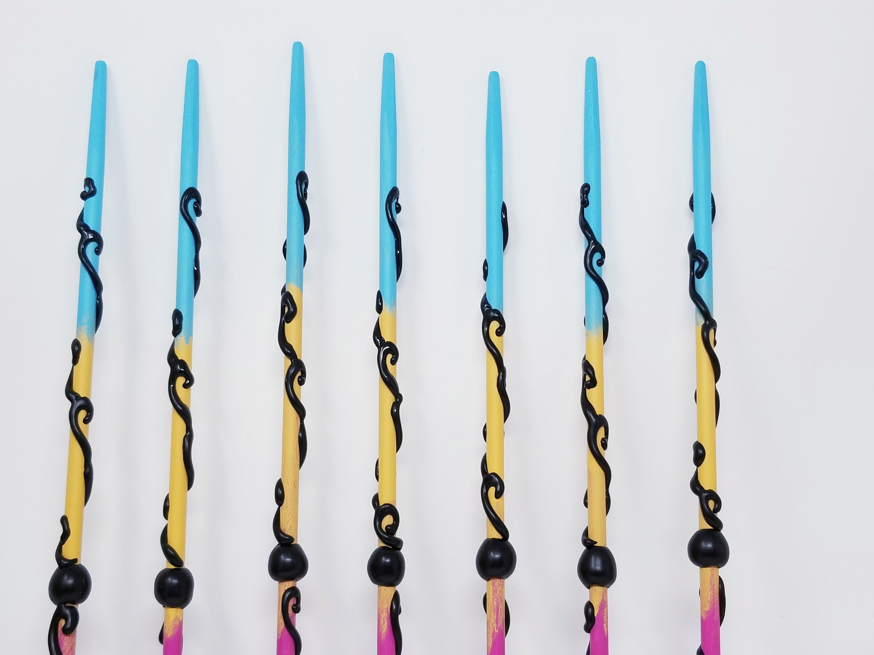 Pansexual Pride Wands Pride Flag Pan LGBTQ Witch Gift | Etsy