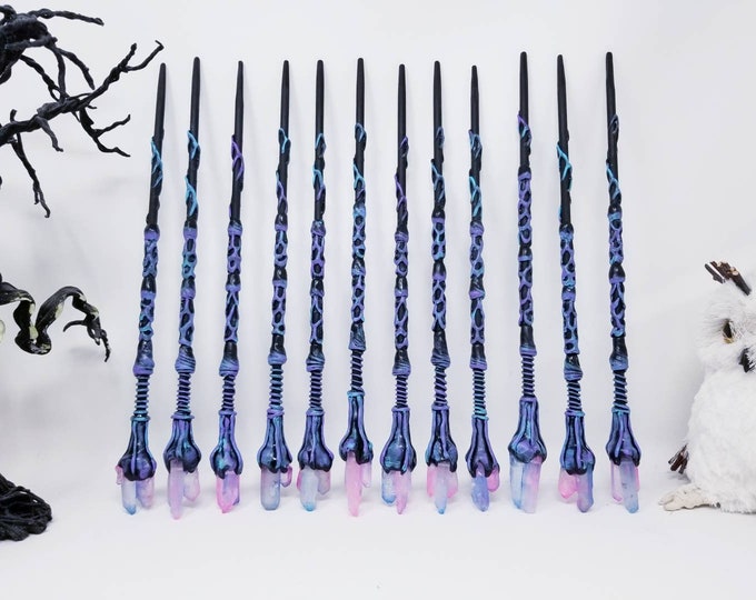 Witch Costume Wand Crystal Magic Wand Witch Wand Wizard Wand Halloween ...