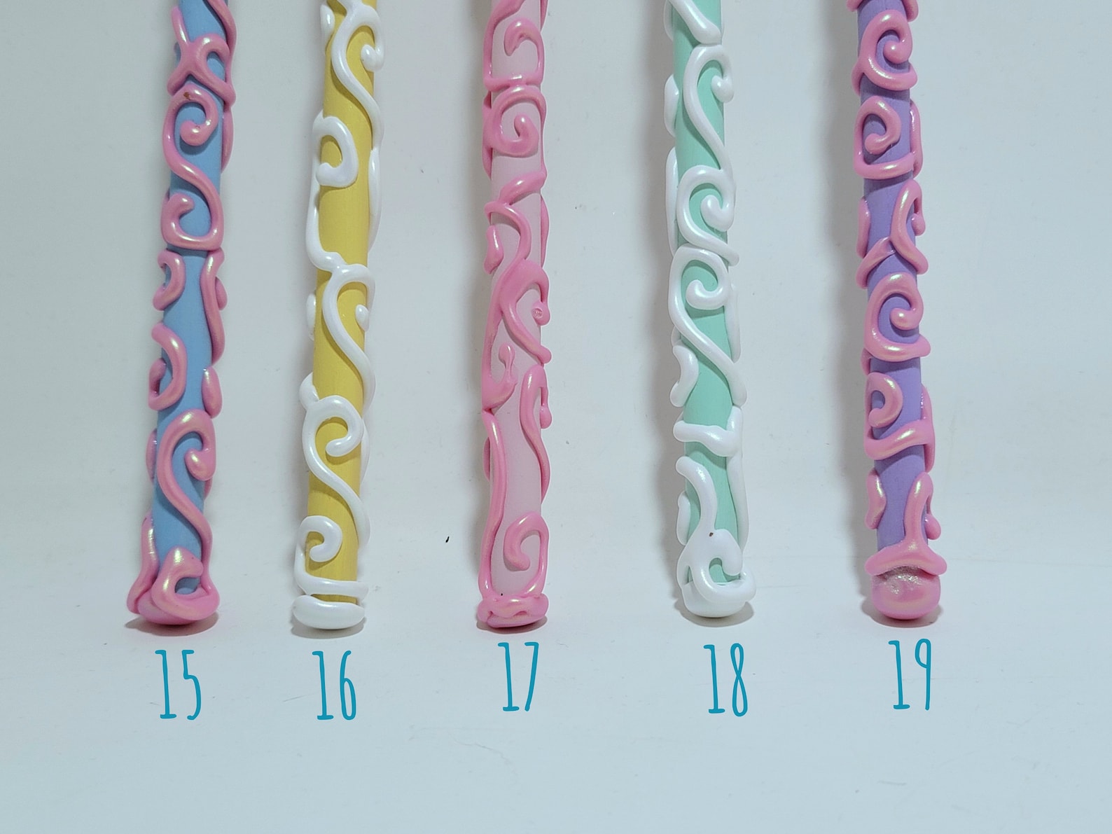 Witch Fairy Wands Wand Crystal Black and Pastel Magic Wand Witch Wand ...