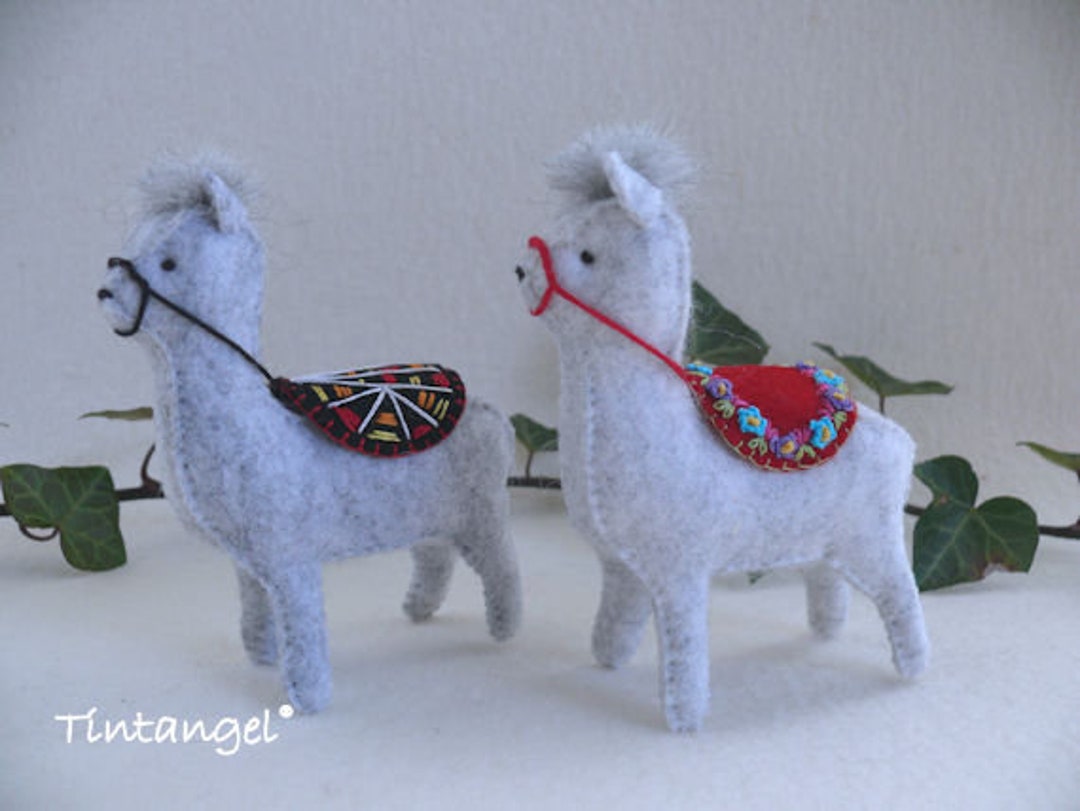 Alpaca's - PDF Felt Pattern - Instant Download - Etsy