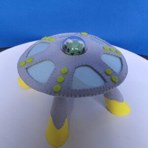 UFO With Alien Sewing Pattern - PDF Pattern - Instant Download - Etsy
