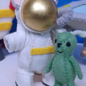 UFO With Alien Sewing Pattern - PDF Pattern - Instant Download - Etsy