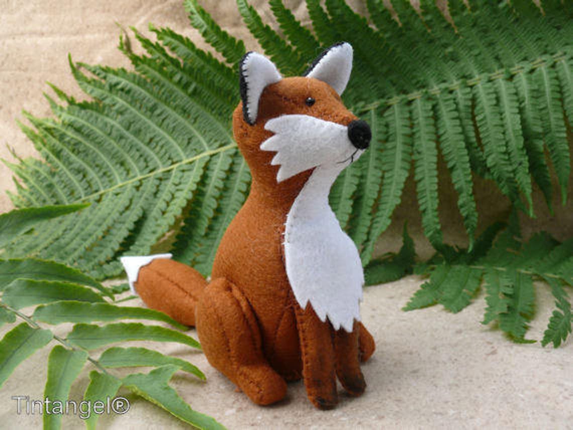 The Fox PDF Felt Pattern Instant Download - Etsy
