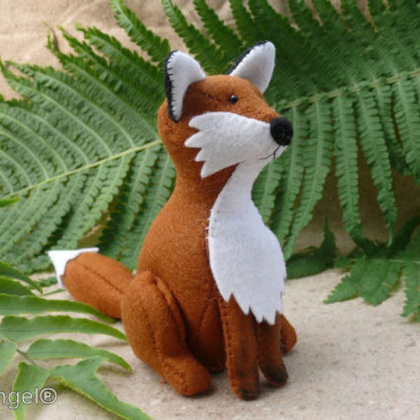 Felt Fox - Etsy