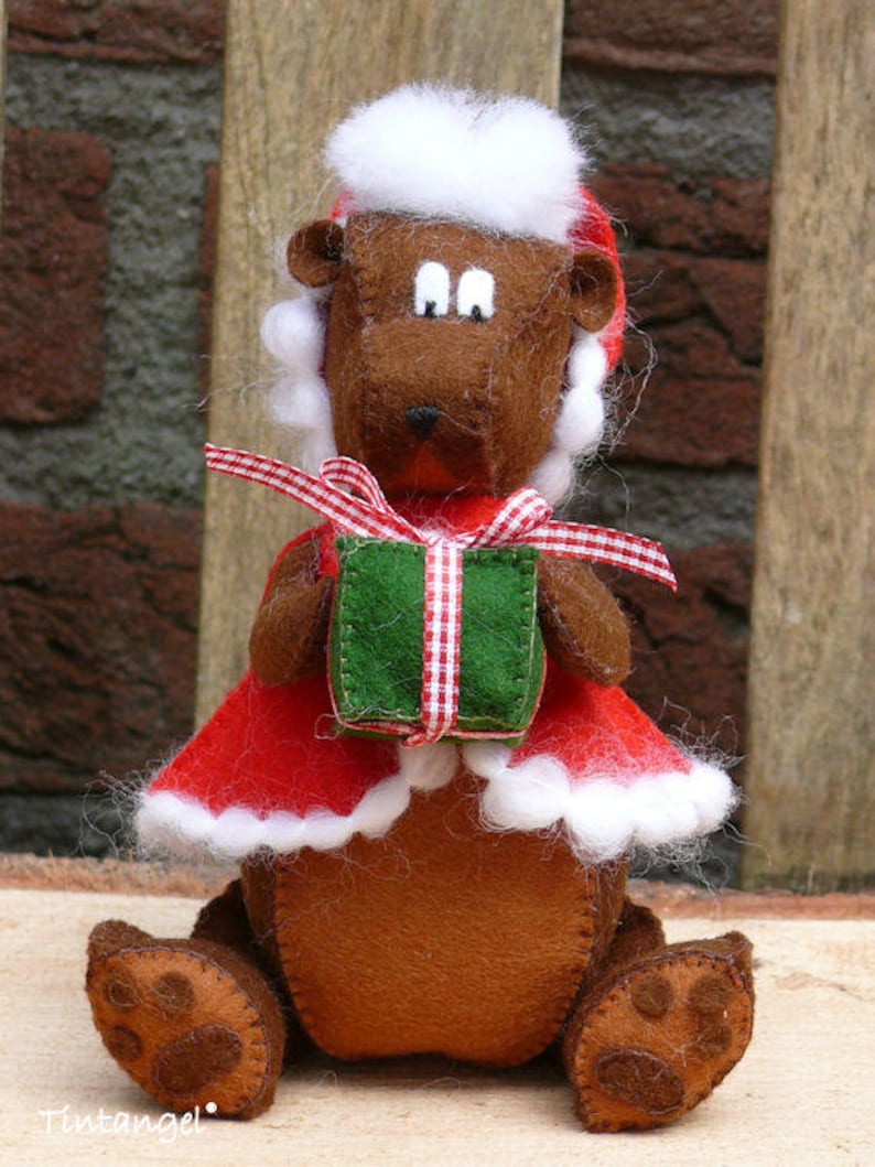 Three Christmas Bears - PDF Pattern - Instant Download - Etsy