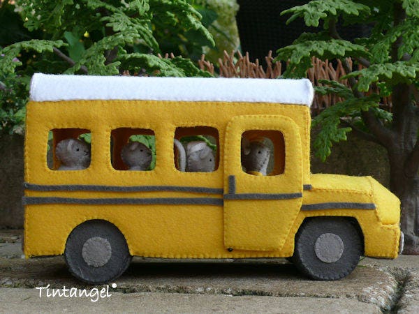 Compleet Back to School Set Schoolbus School for the Little | Etsy