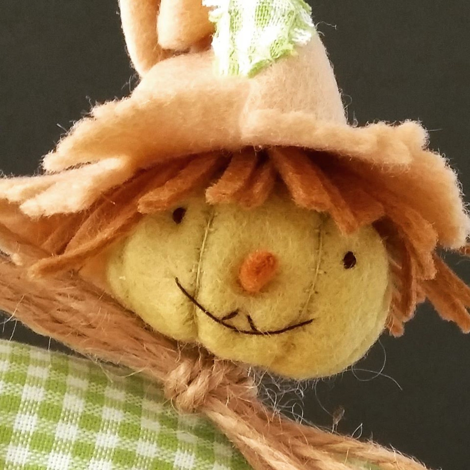 Scarecrow With Pumpkins PDF Felt Pattern Instant Download - Etsy