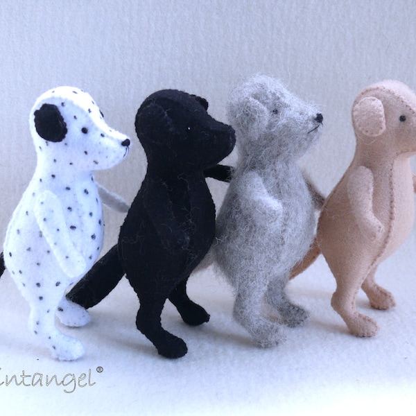 Felt Dog Pattern - Etsy