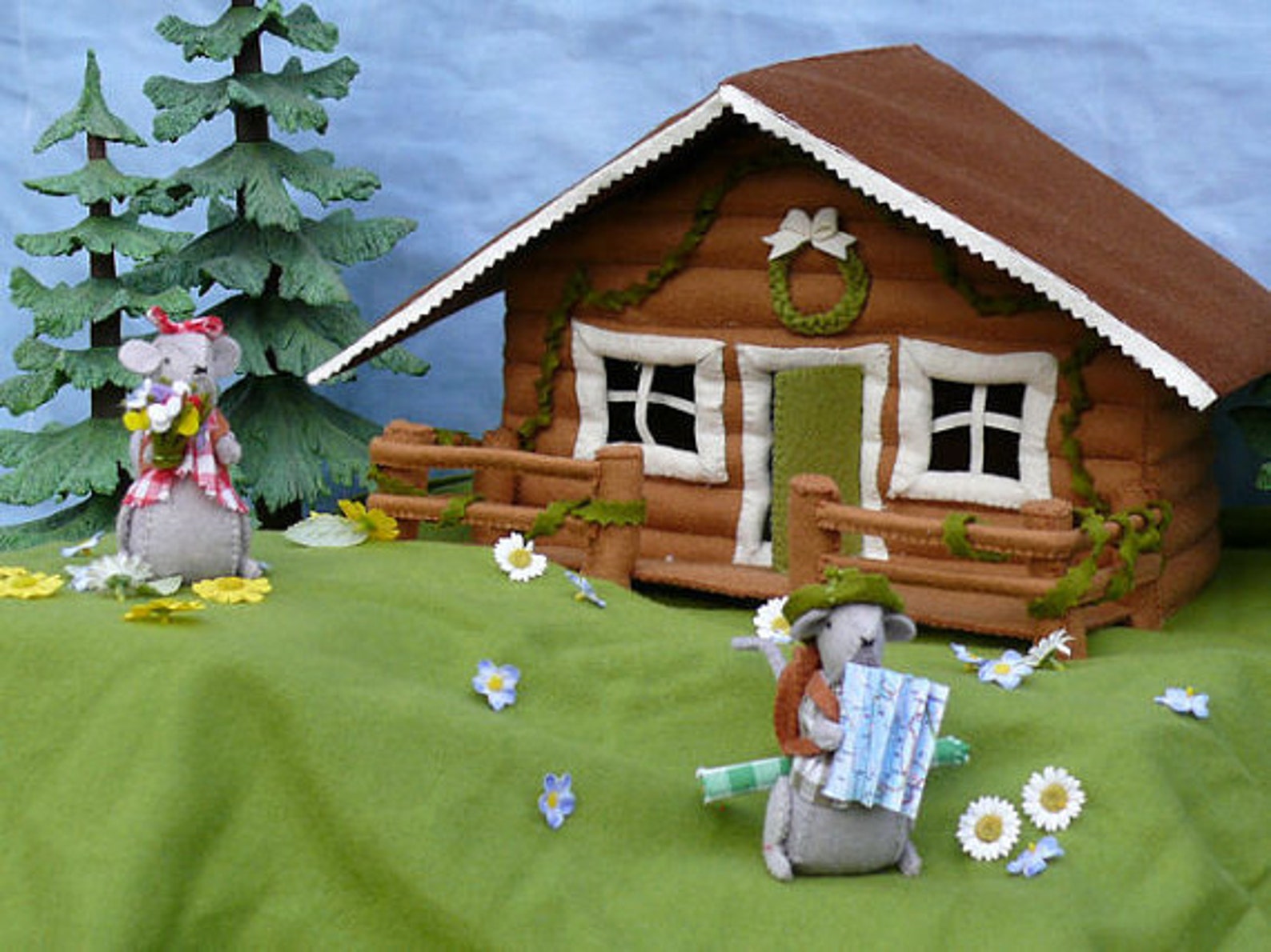 Mountain Cabin - PDF Pattern - Download - Etsy